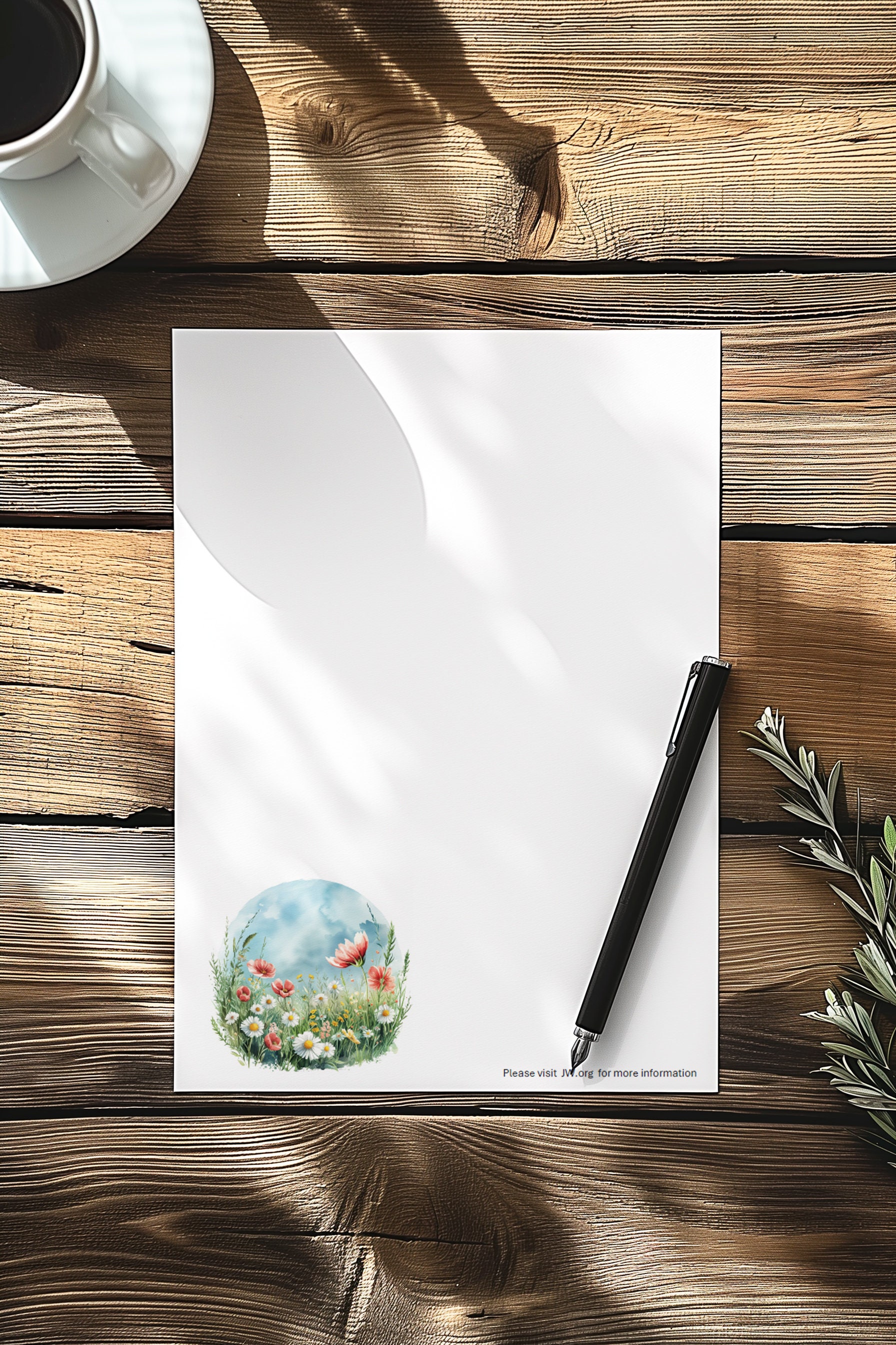 JW Letter Writing Bundle, JW Stationary, Floral Writing Papers, Jw.org ...