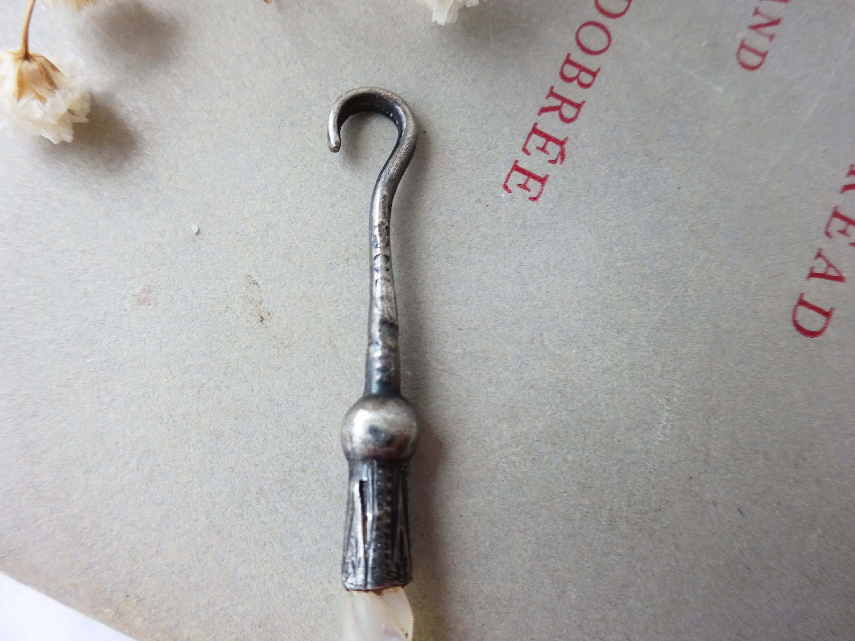 Victorian Mother of Pearl Handled Button Hook Antique - Etsy UK