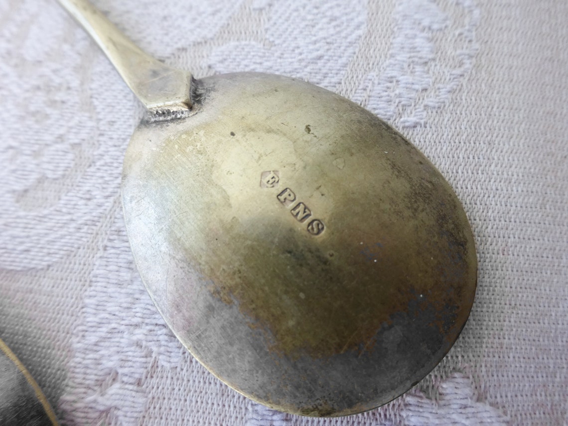 Antique Silver Plated Jam Spoons Price is for One Spoon - Etsy UK