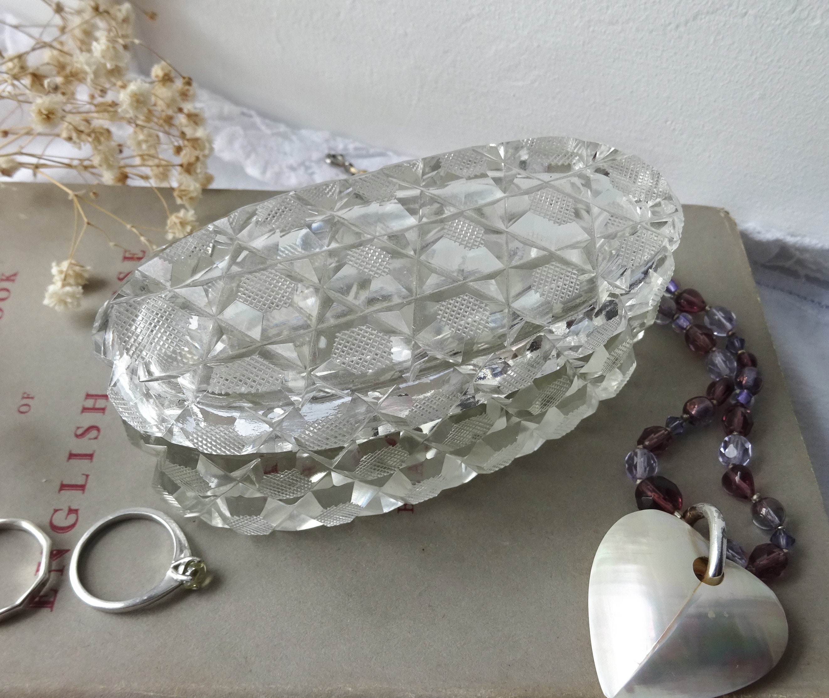 Vintage Cut Crystal Trinket Boxes Cut Glass Jewellery Boxes - Etsy UK