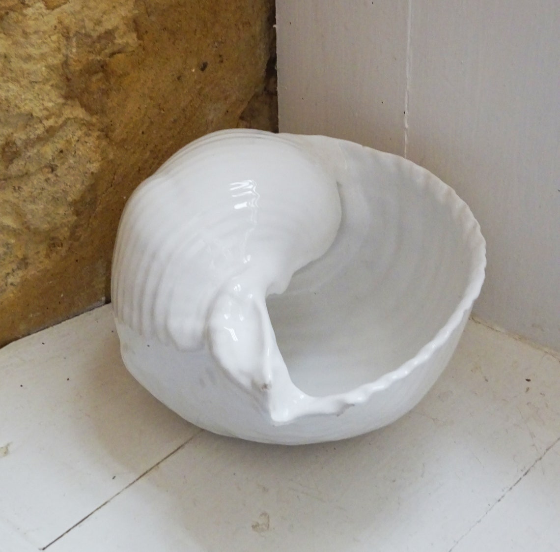Vintage White China Shell Shaped Planter White Shell - Etsy UK