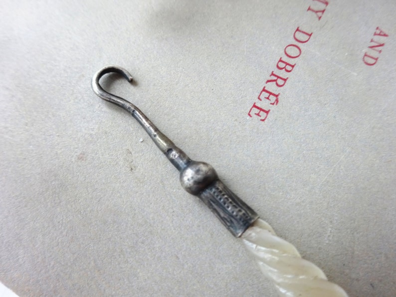 Victorian Mother of Pearl Handled Button Hook Antique - Etsy UK