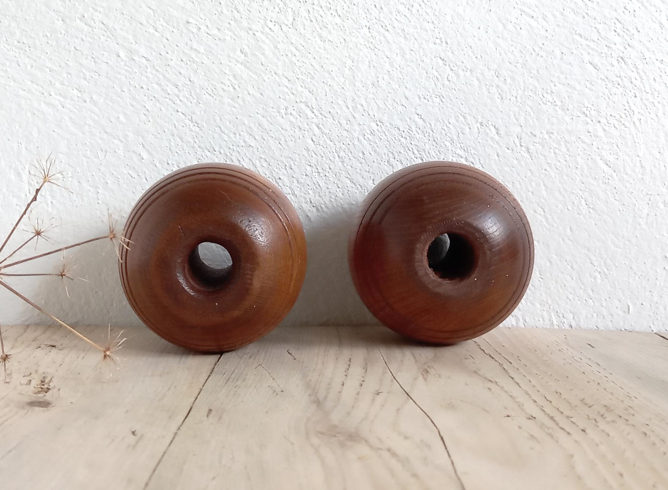 Victorian Stable Chogs ~ Pair Antique Lignum Vitae Wood Noggins ~ Horse ...
