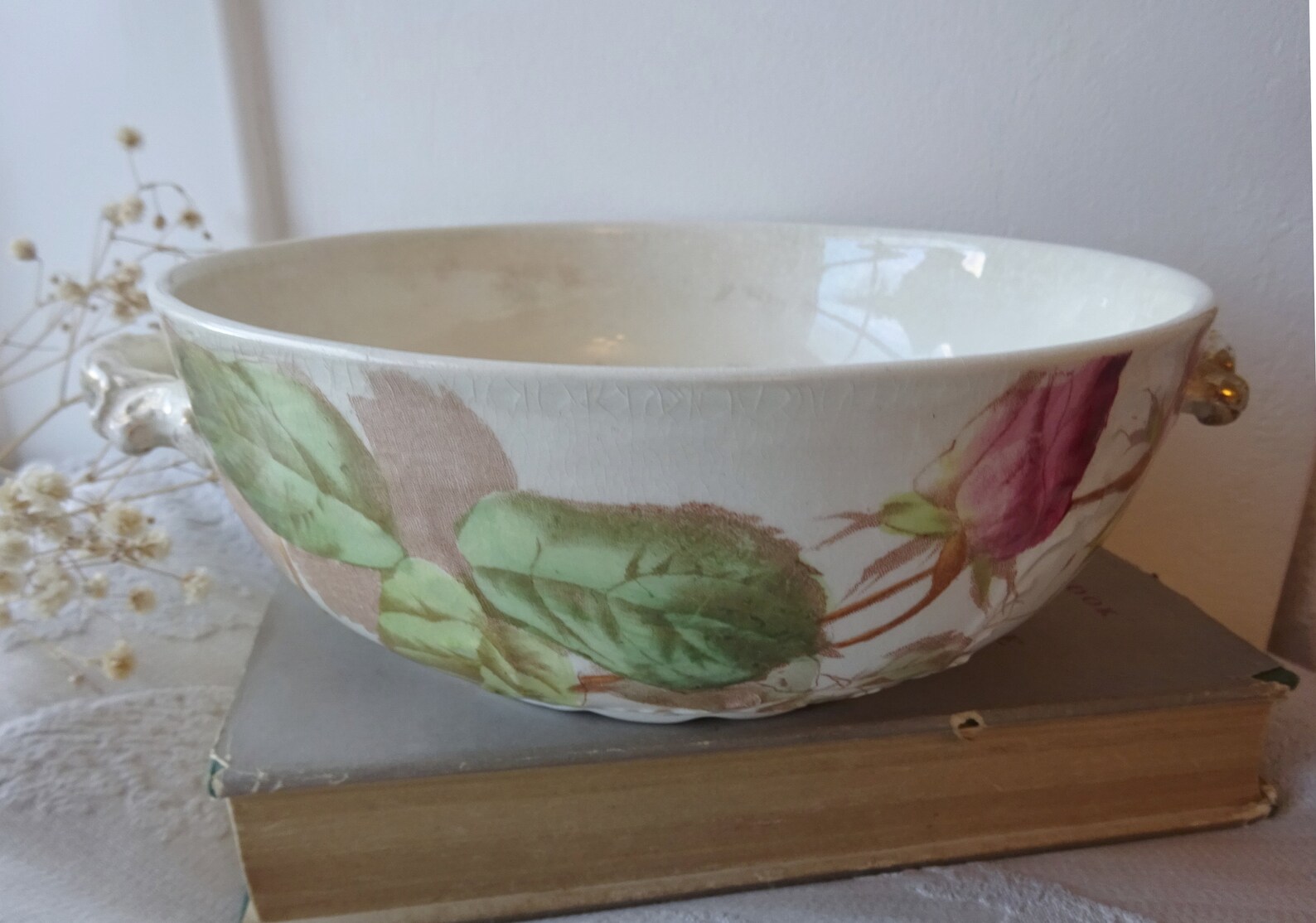 Edwardian Earthenware Bowl Melrose by S. Hancock & Sons - Etsy UK