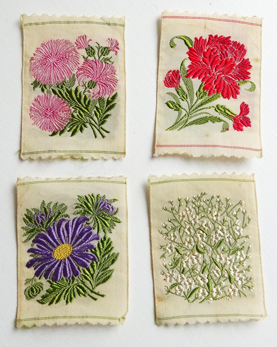 Vintage Kensitas Silk Flowers From 1930s Series 1 Wix Cigarette Cards ...