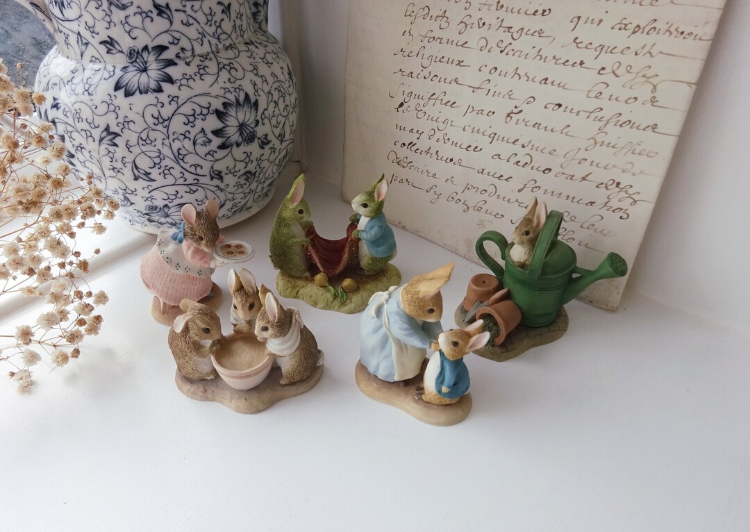 Vintage Beatrix Potter Figurines ~ World of Beatrix Potter Matt Stone ...