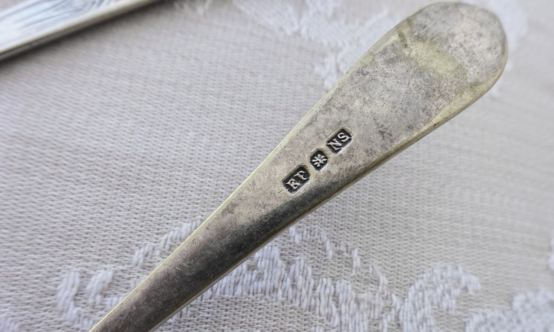 Antique Silver Plated Jam Spoons Price is for One Spoon - Etsy UK