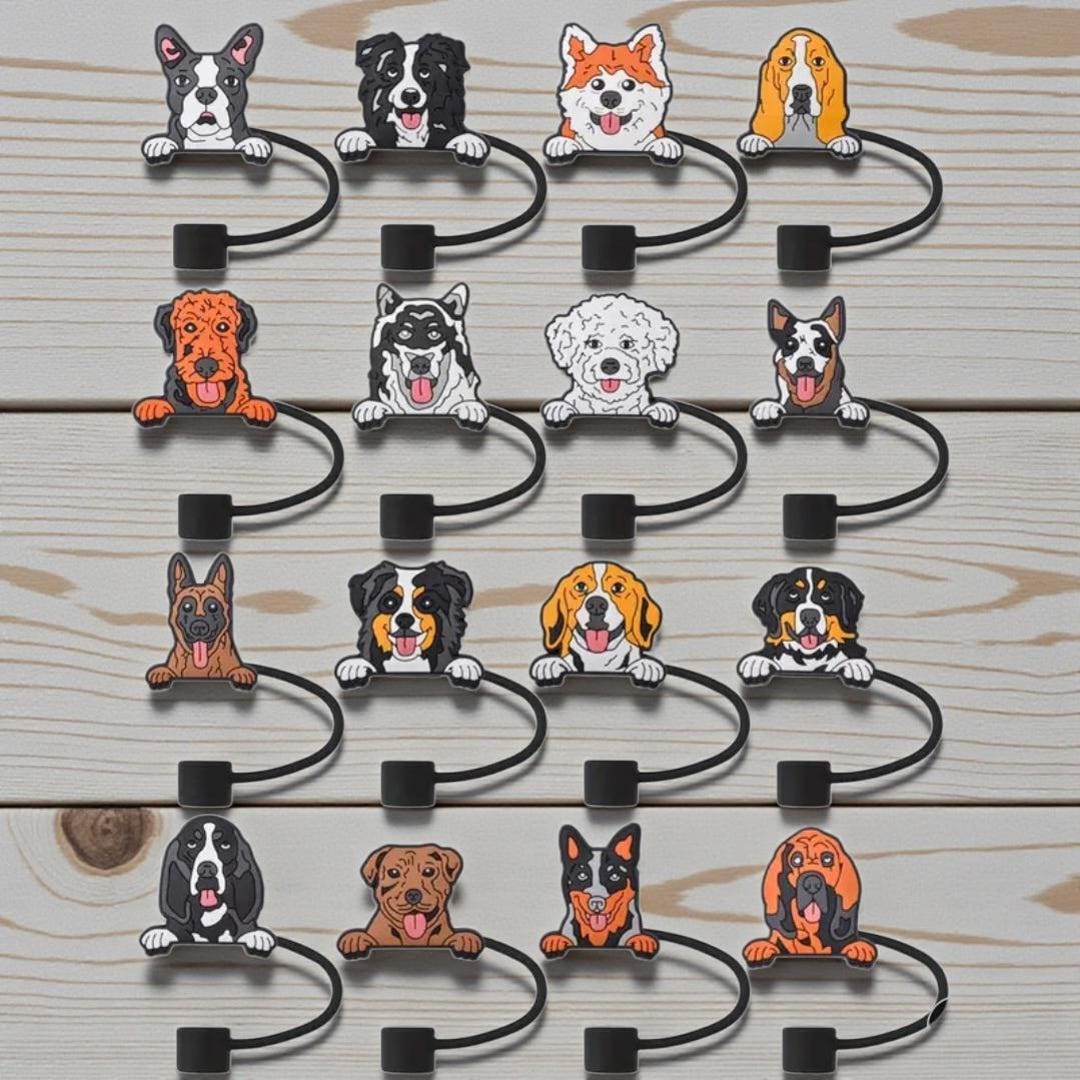 Dog Straw Topper, Stanley Tumbler Accessory for 10 Mm Straws - Etsy