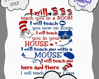 Dr seuss teacher | Etsy