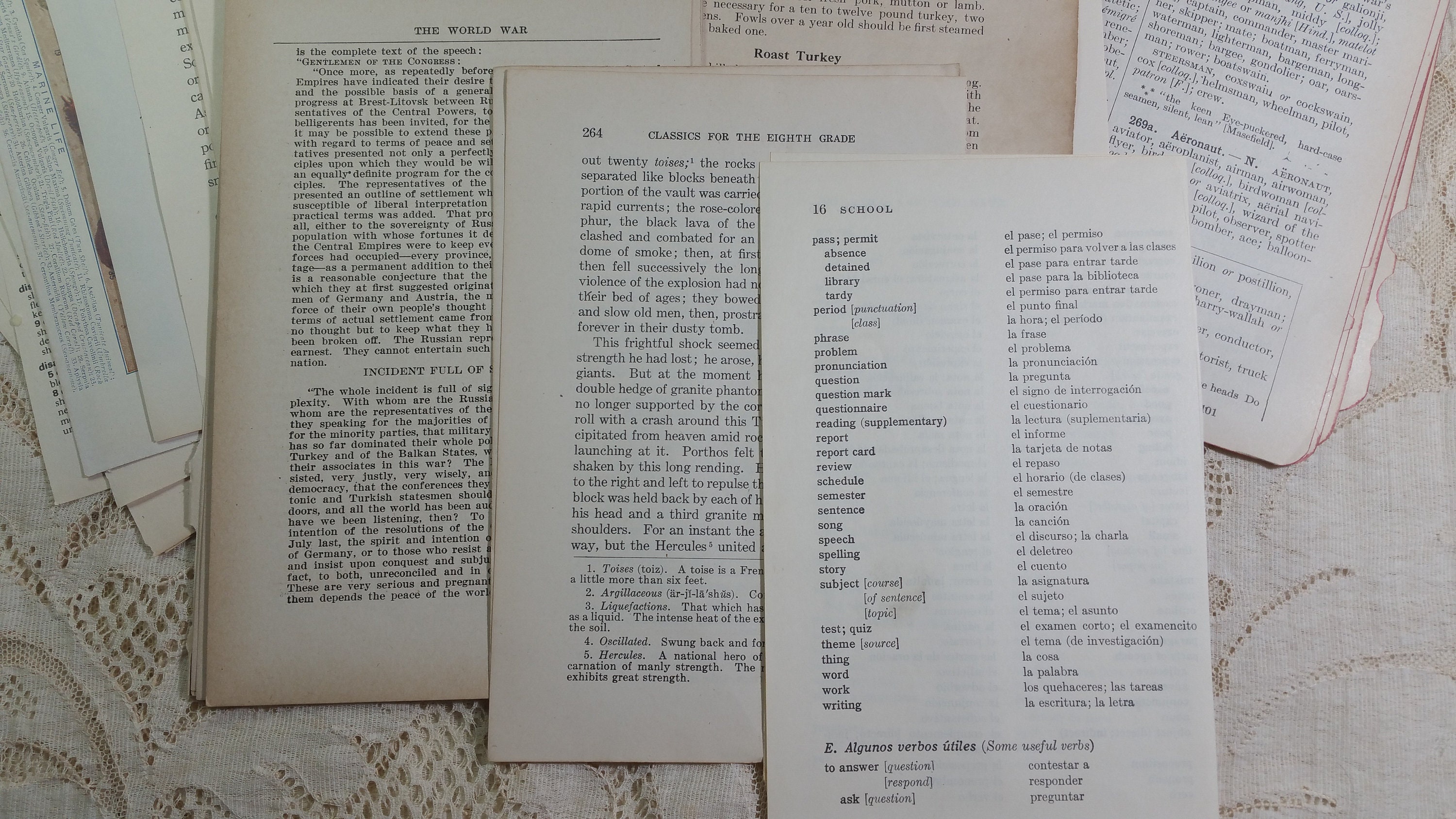 Variety Pack 100 Vintage Book Pages for Journal Ephemera Making - Etsy