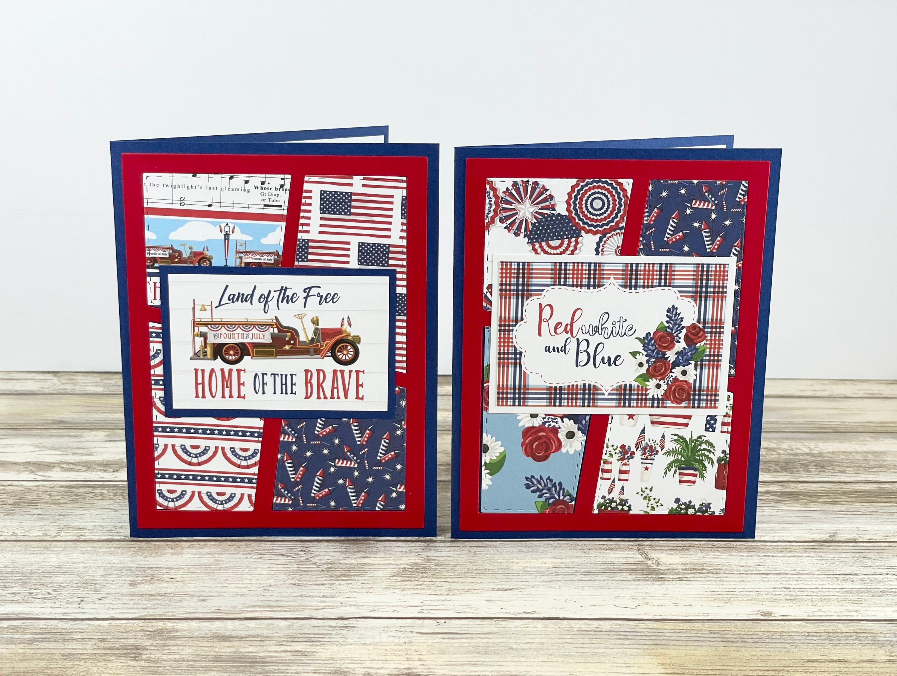 Patriotic Cards 4th of July Cards Fourth of July Cards - Etsy