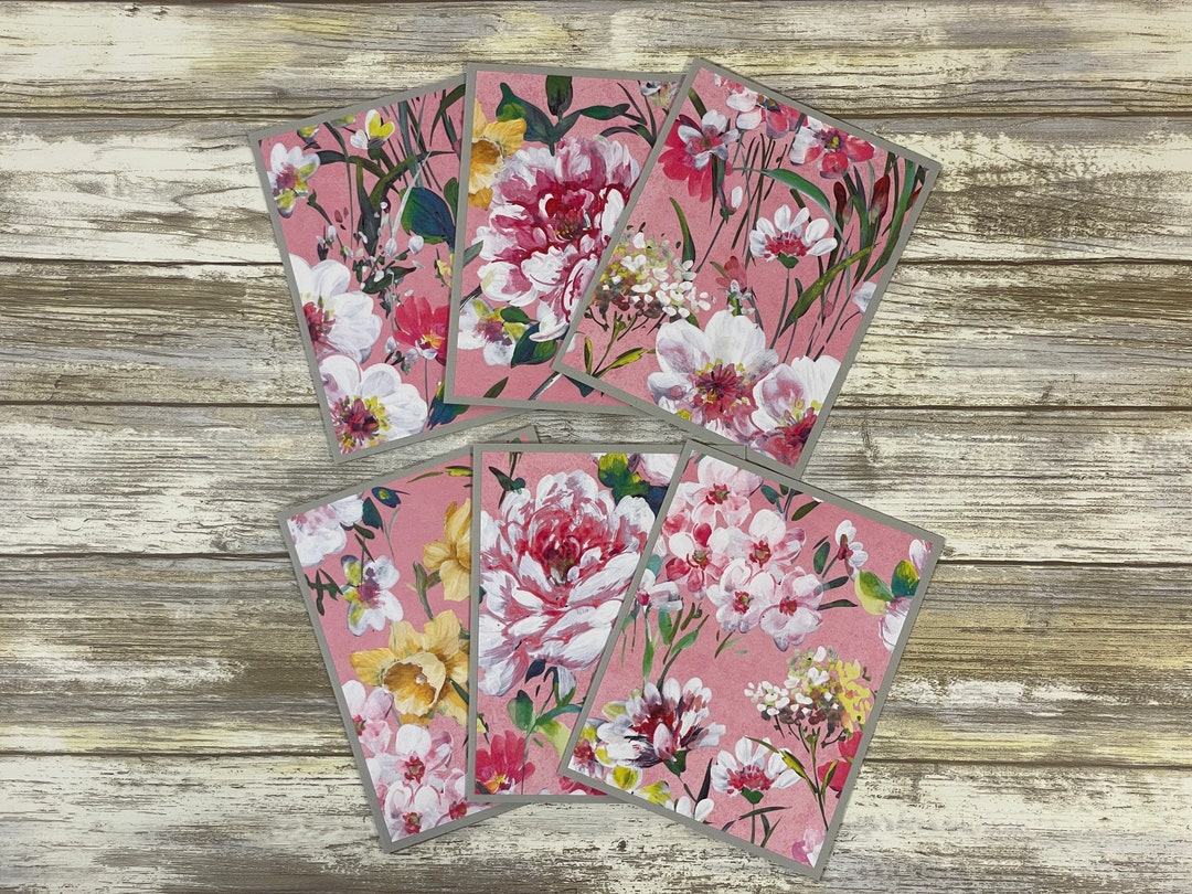Floral Note Cards, Flower Note Cards, Floral Cards, Spring Note Cards ...