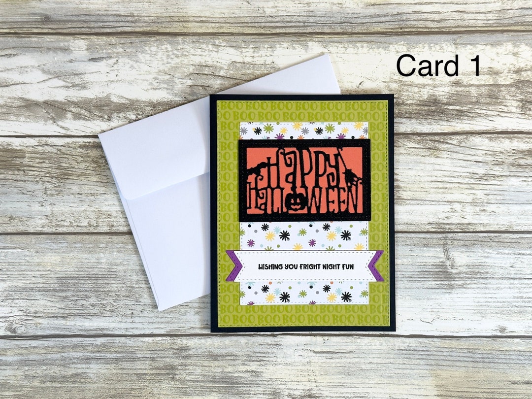 Halloween Card, Halloween Greeting Card, Halloween Card for Kids ...