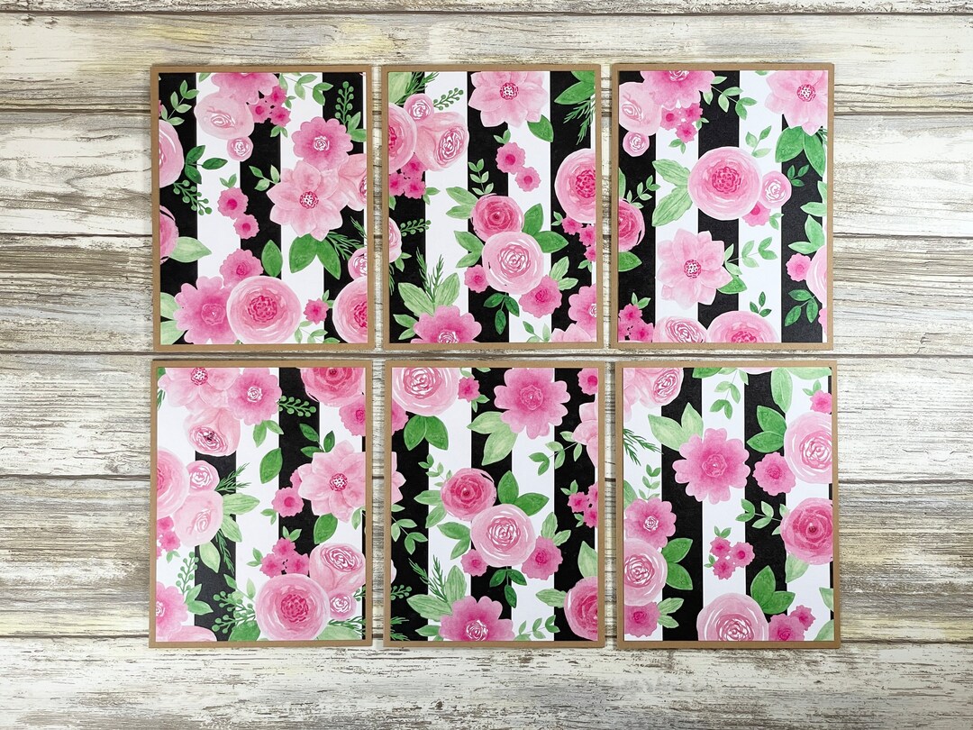 Floral Note Cards, Flower Note Cards, Summer Note Cards, Note Cards ...