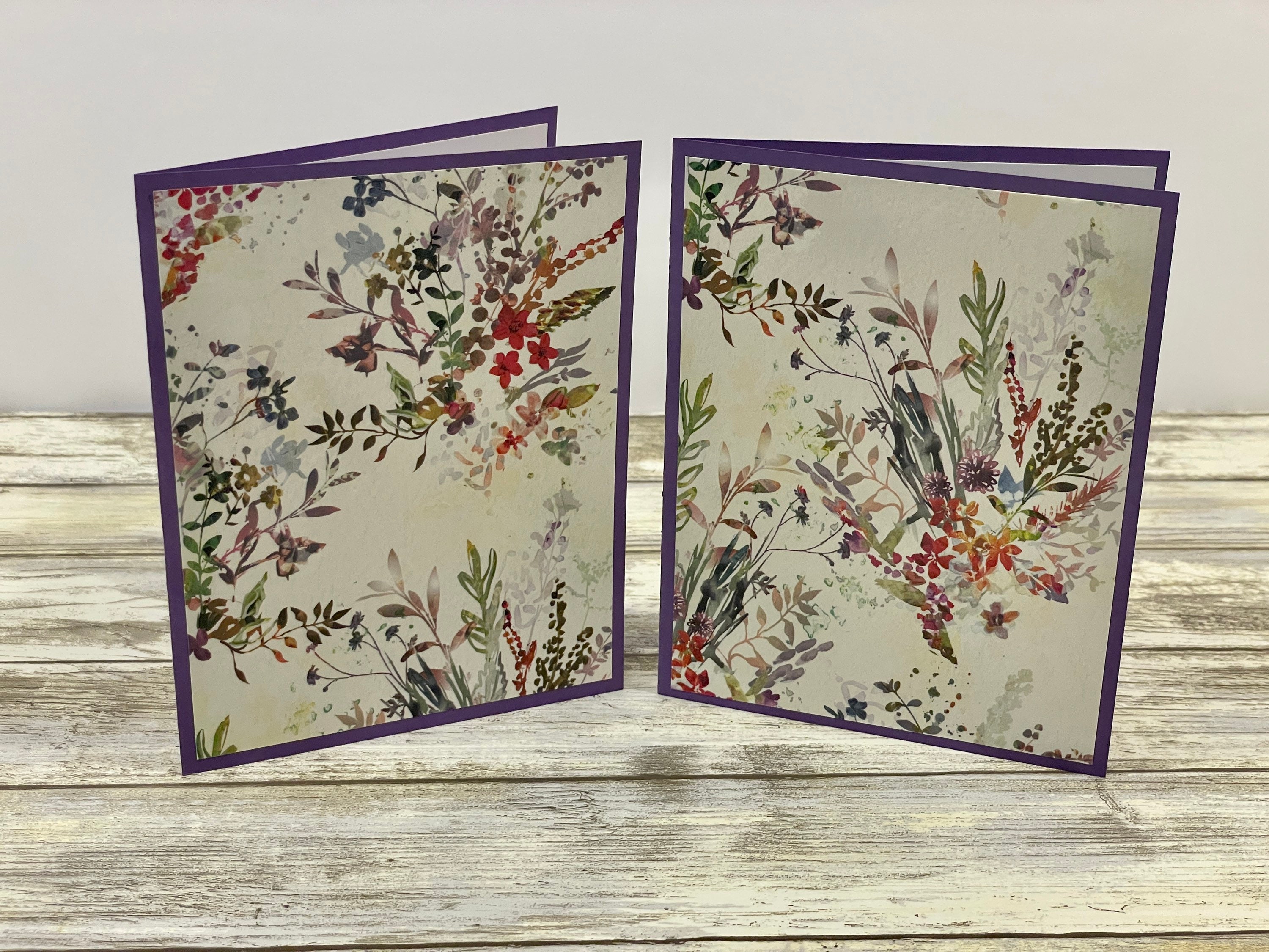 Floral Note Cards Flower Note Cards Floral Cards Spring - Etsy