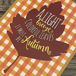 Fall Note Cards, Autumn Greeting Cards, Fall Greeting Cards ...