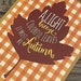 Handmade Fall Note Cards: Autumn & Thanksgiving Greetings - Etsy