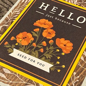 Thank You Card, Just Because Card, Thinking of You Card, Note Cards ...