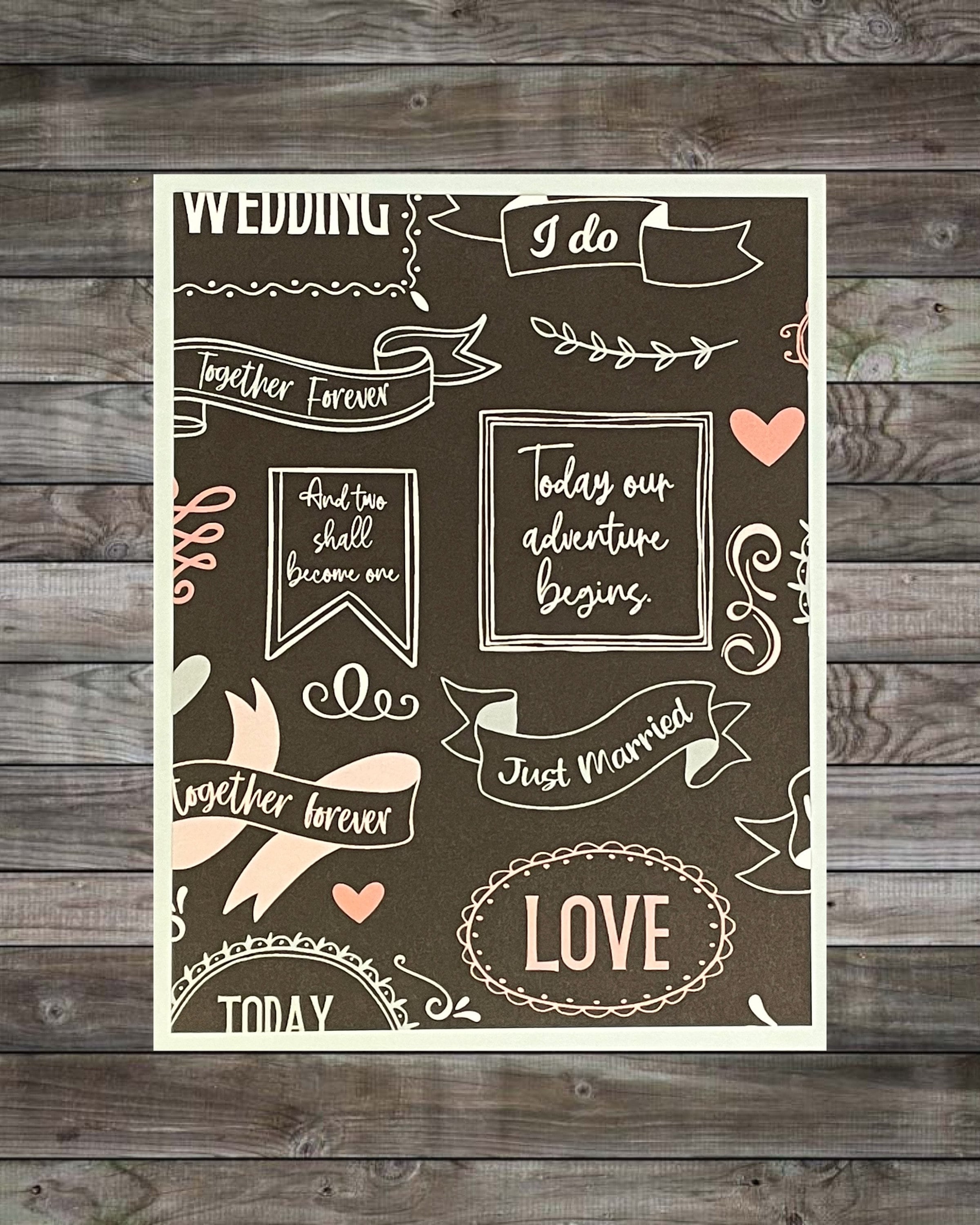 Wedding Card Set Wedding Note Cards Mr and Mrs Card Happily | Etsy