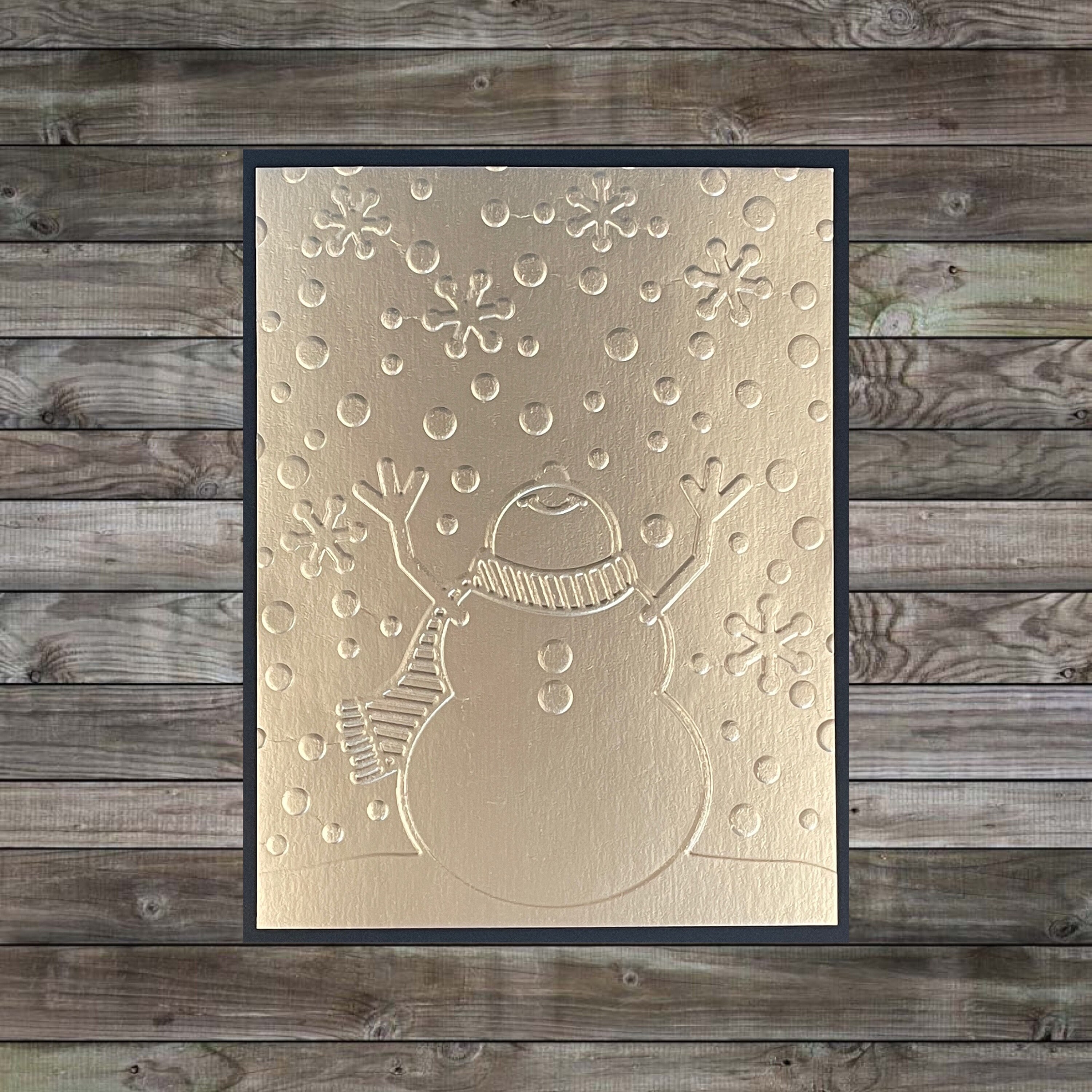 Embossed Christmas Cards Christmas Note Cards Snowman Cards - Etsy