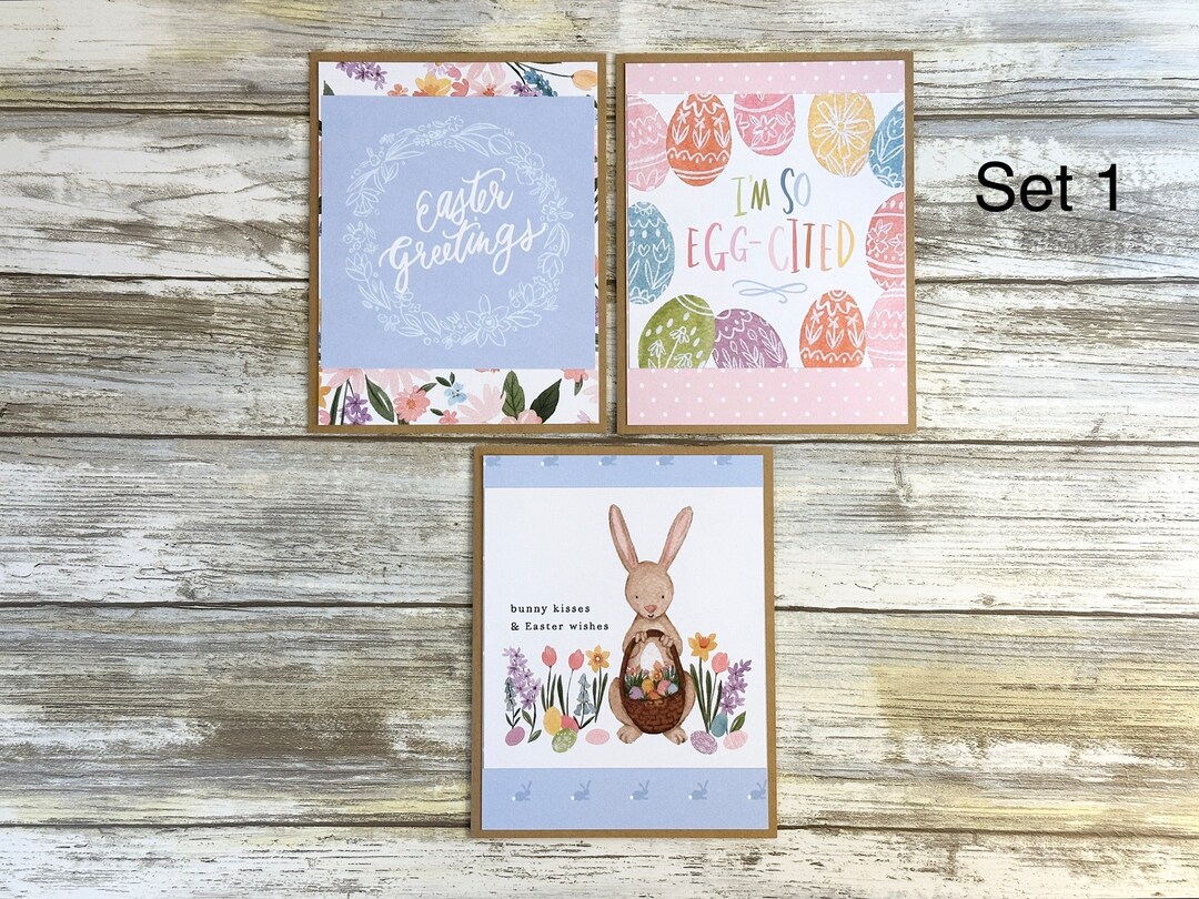 Easter Cards, Easter Note Cards, Easter Cards for Kids, Spring Cards ...