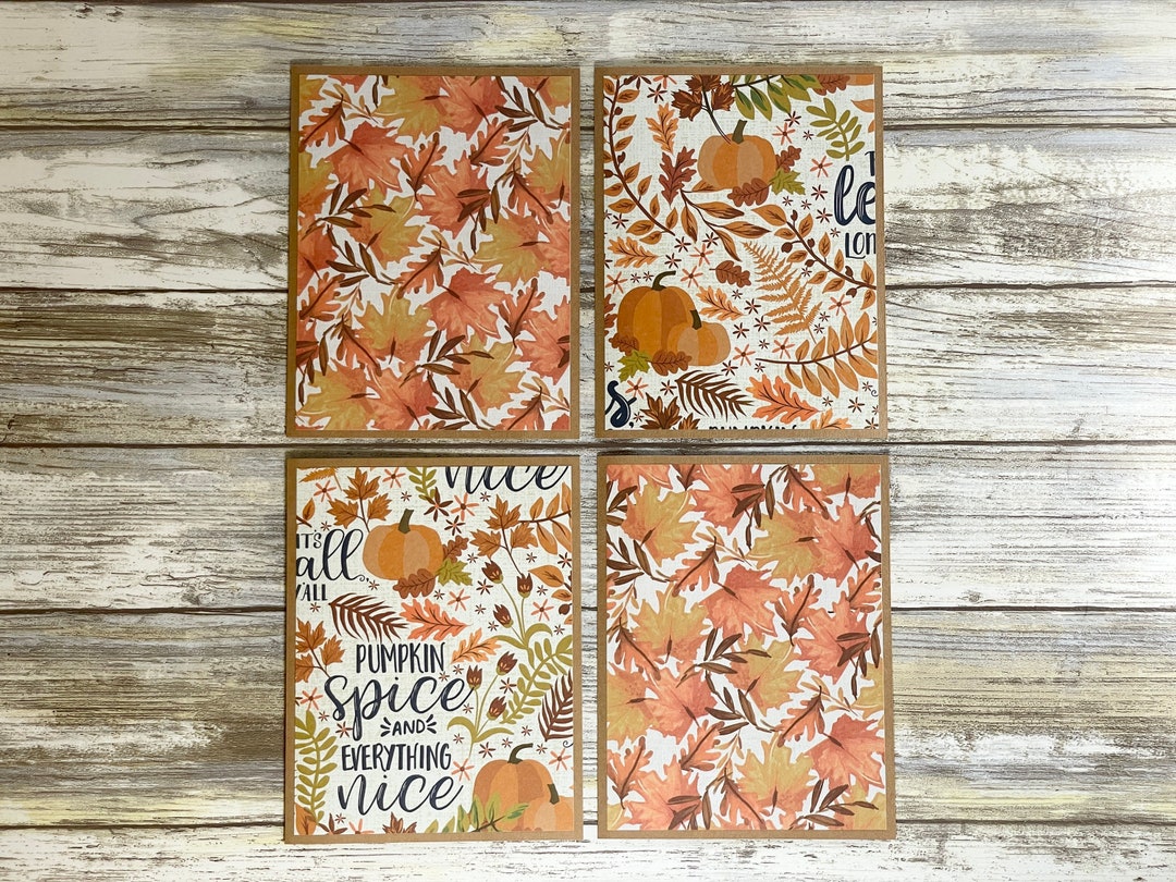 Fall Note Cards, Fall Cards, Fall Stationery, Autumn Cards ...