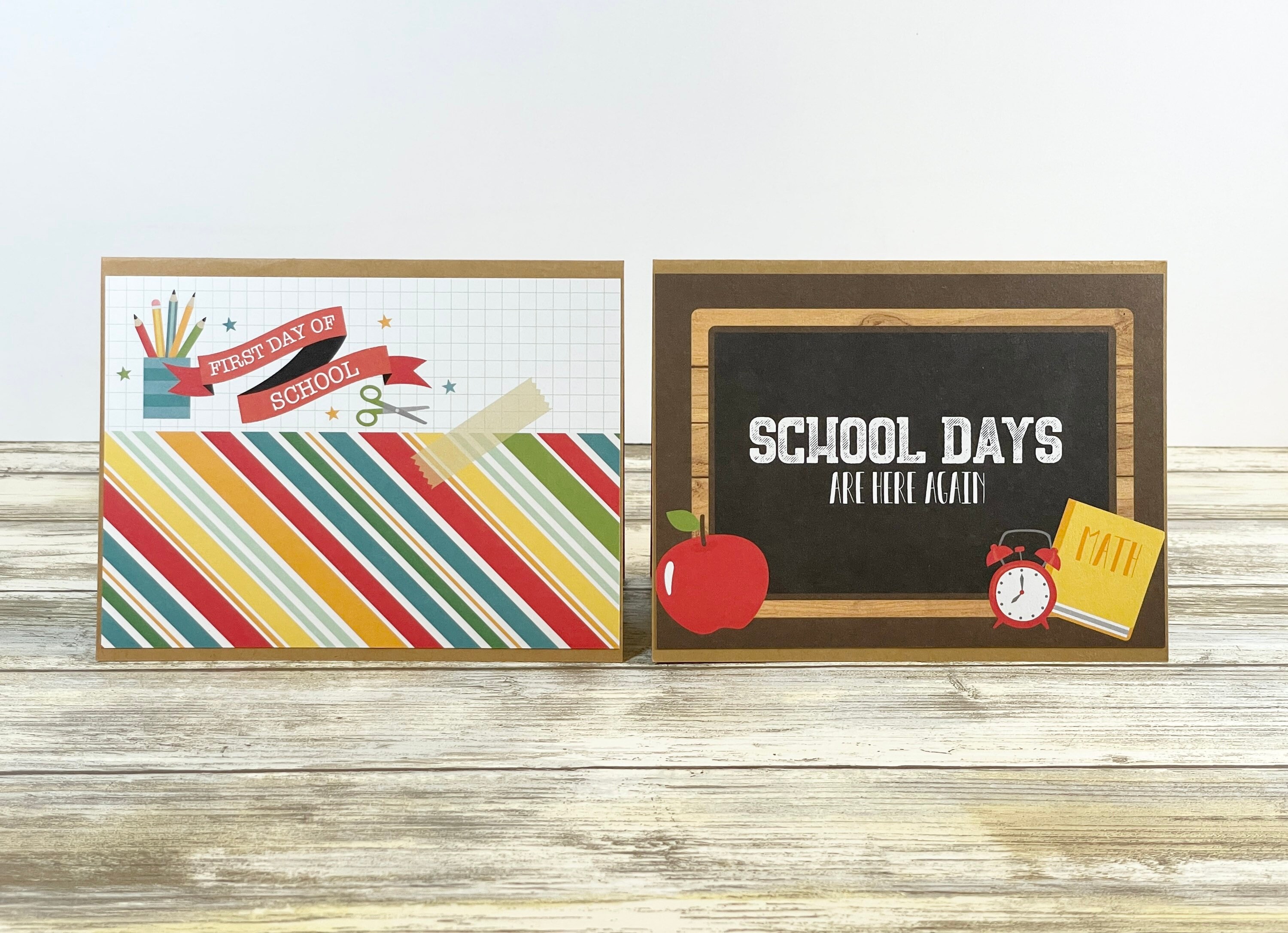 Back to School Cards, Back to School Note Cards, Teacher Appreciation ...
