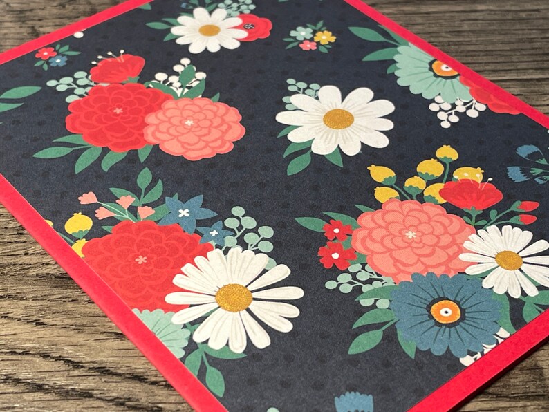 Floral Note Cards Flower Note Cards Floral Cards Spring - Etsy