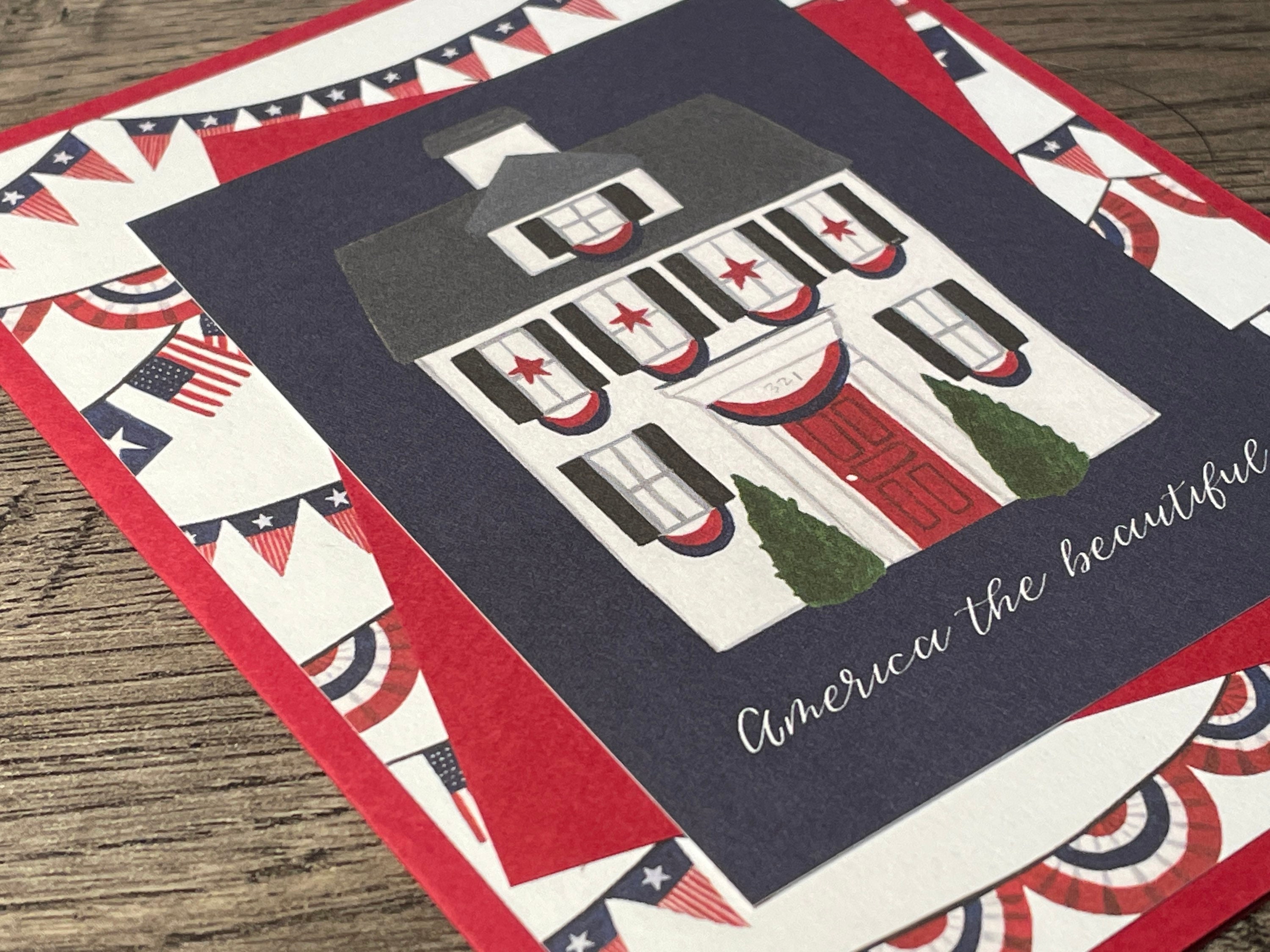 Patriotic Cards 4th of July Cards Fourth of July Cards | Etsy