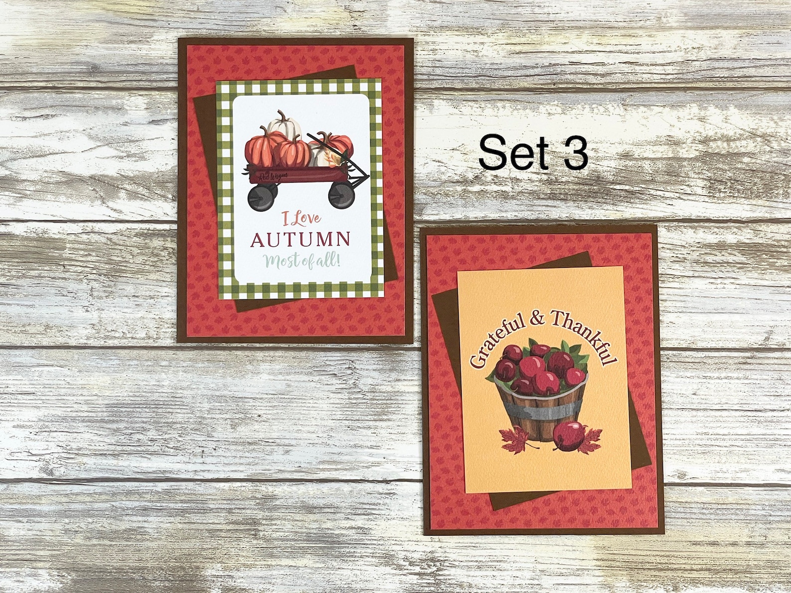 Fall Note Cards, Autumn Greeting Cards, Fall Greeting Cards ...