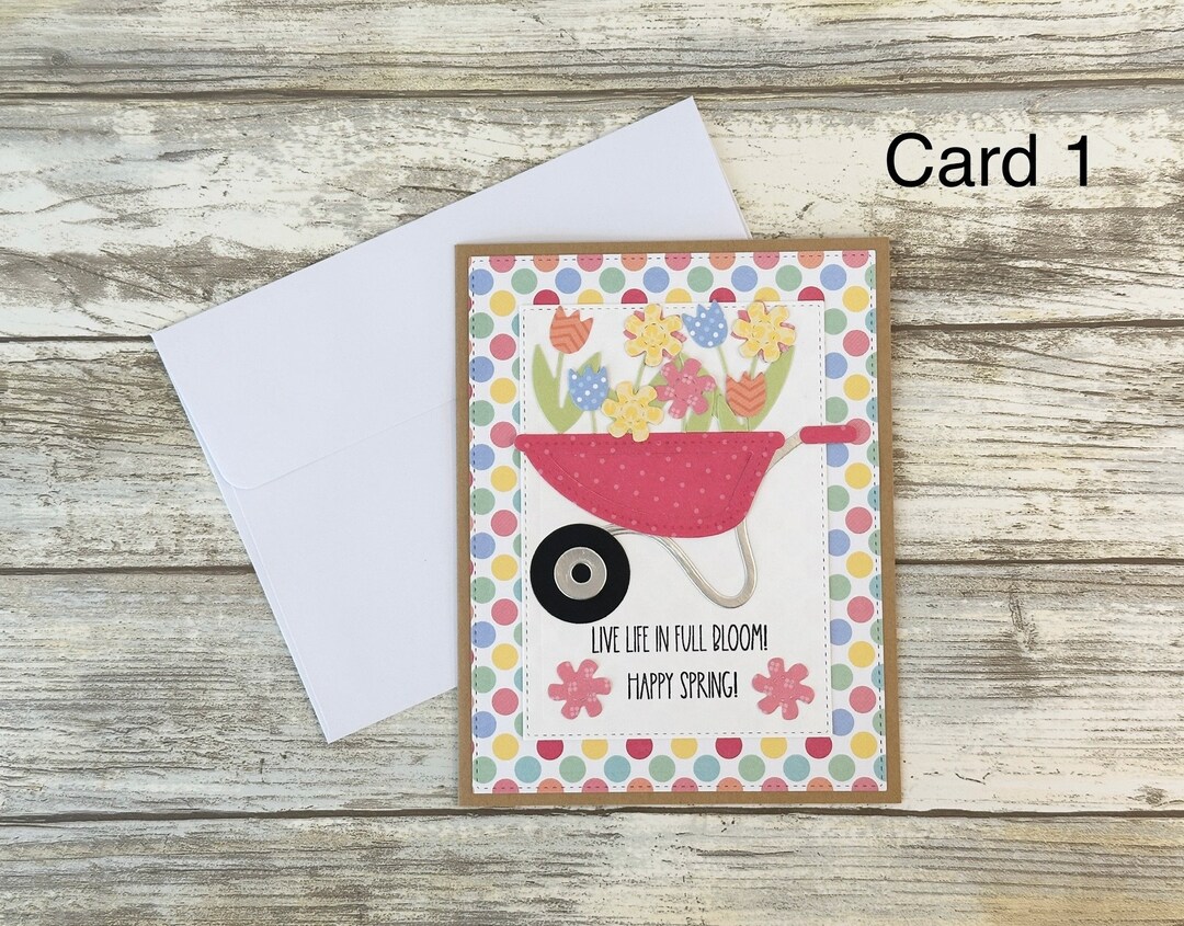 Spring Cards, Spring Note Cards, Cute Note Cards, Bird Card, Nature ...