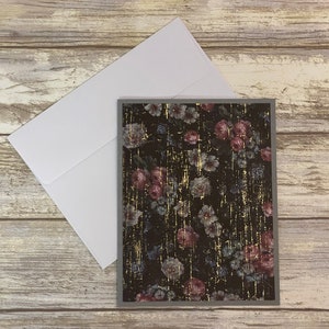 Floral Note Cards, Flower Note Cards, Floral Cards, Sympathy Card Set ...