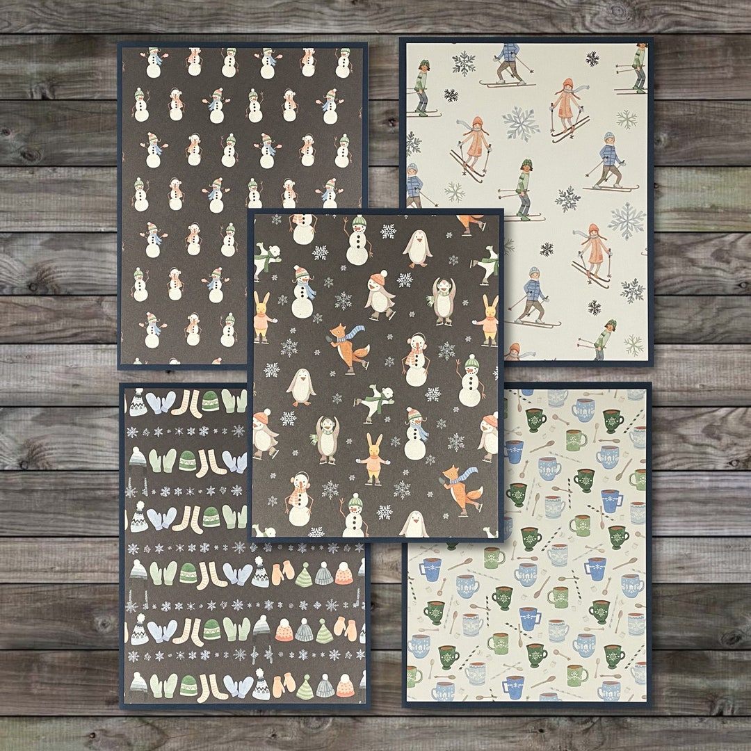 Christmas Greeting Cards, Christmas Cards Set, Christmas Note Cards ...