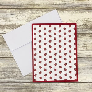 Summer Note Cards, Summer Cards, Lemon Card, Ladybug Card, Floral Note ...