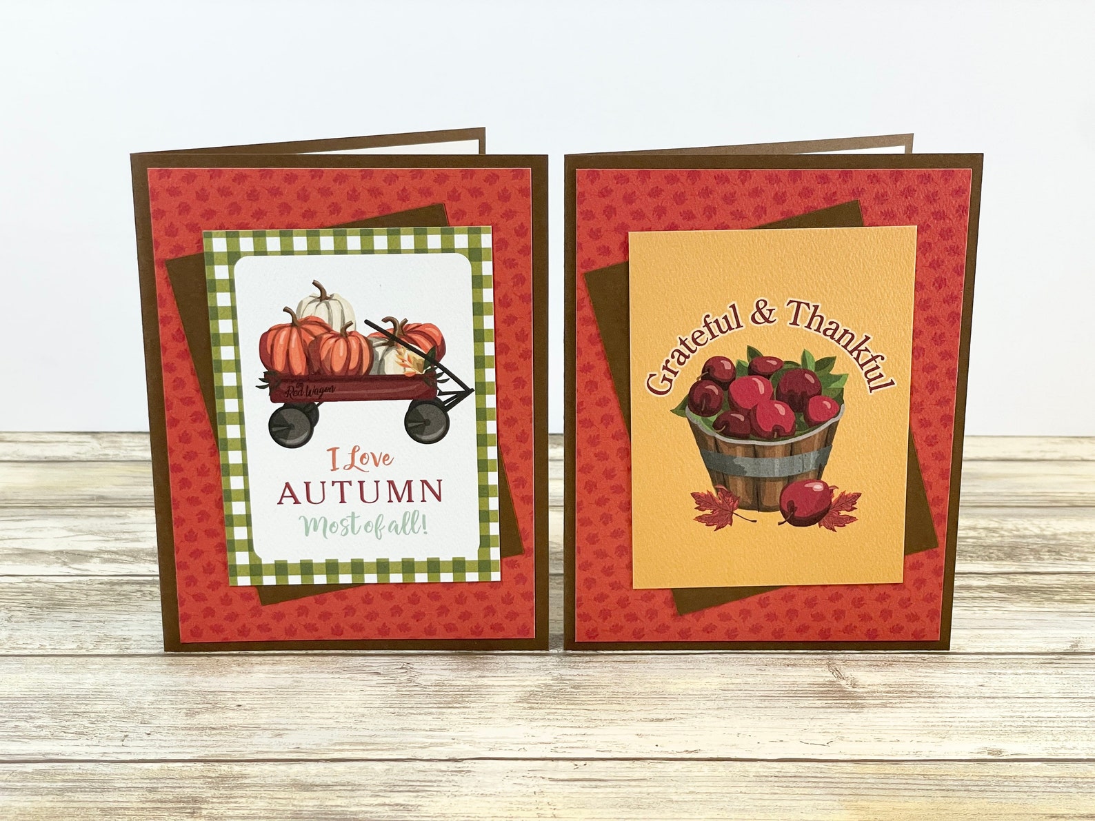 Fall Note Cards, Autumn Greeting Cards, Fall Greeting Cards ...