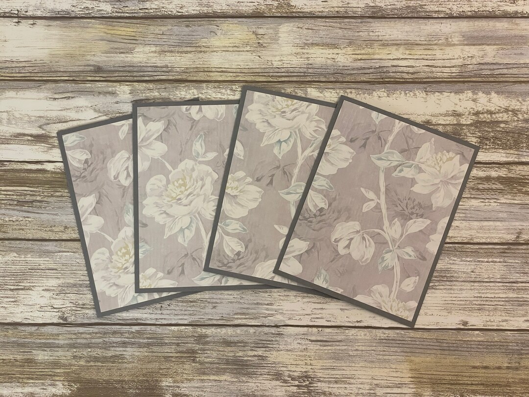 Floral Note Cards, Flower Note Cards, Floral Cards, Sympathy Card Set ...