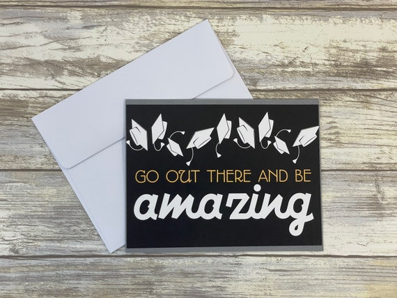 Graduation Card Congratulations Card Graduation Good Luck | Etsy