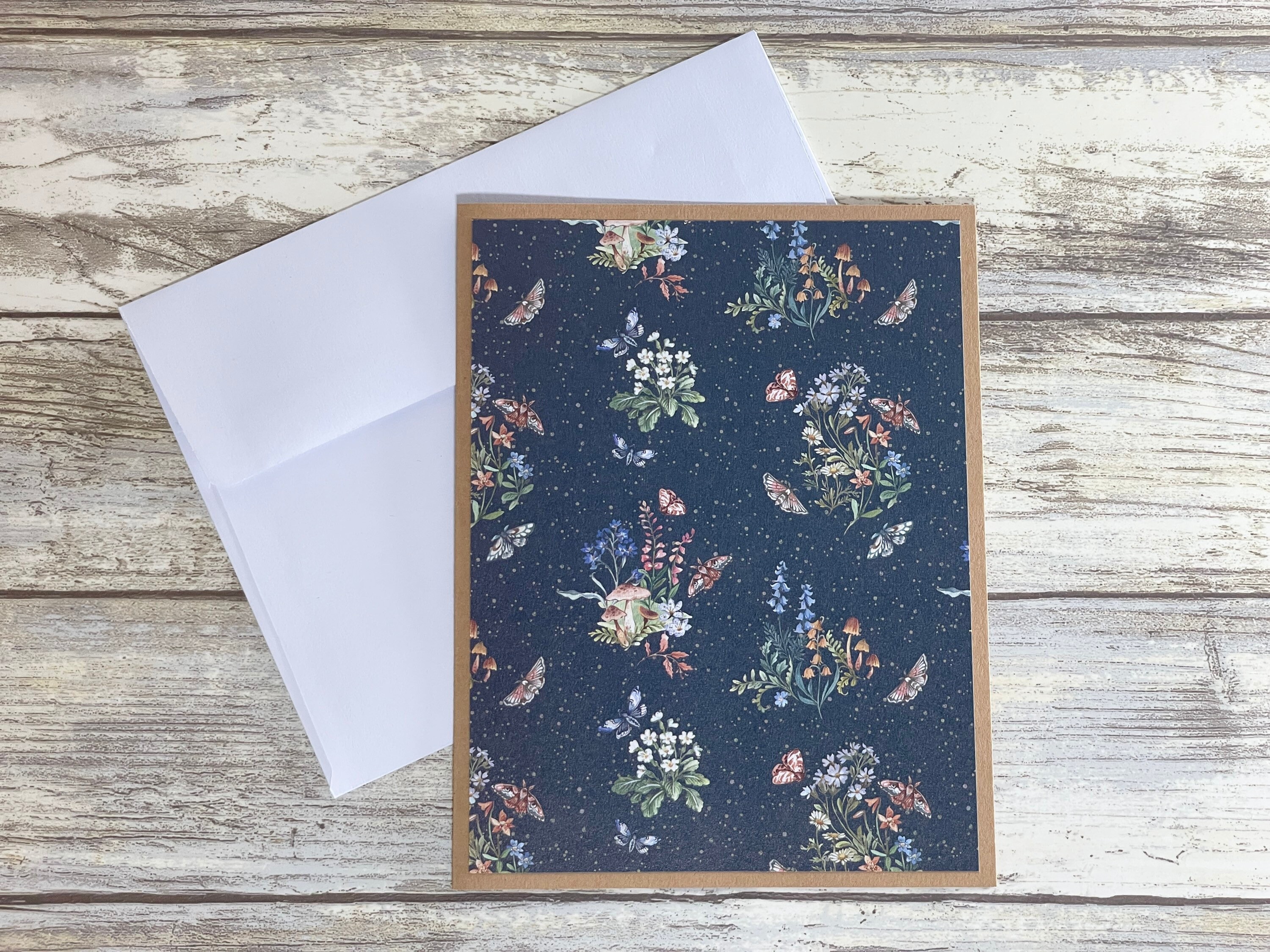 Mushroom Cards Note Card Set With Envelopes Nature Note - Etsy