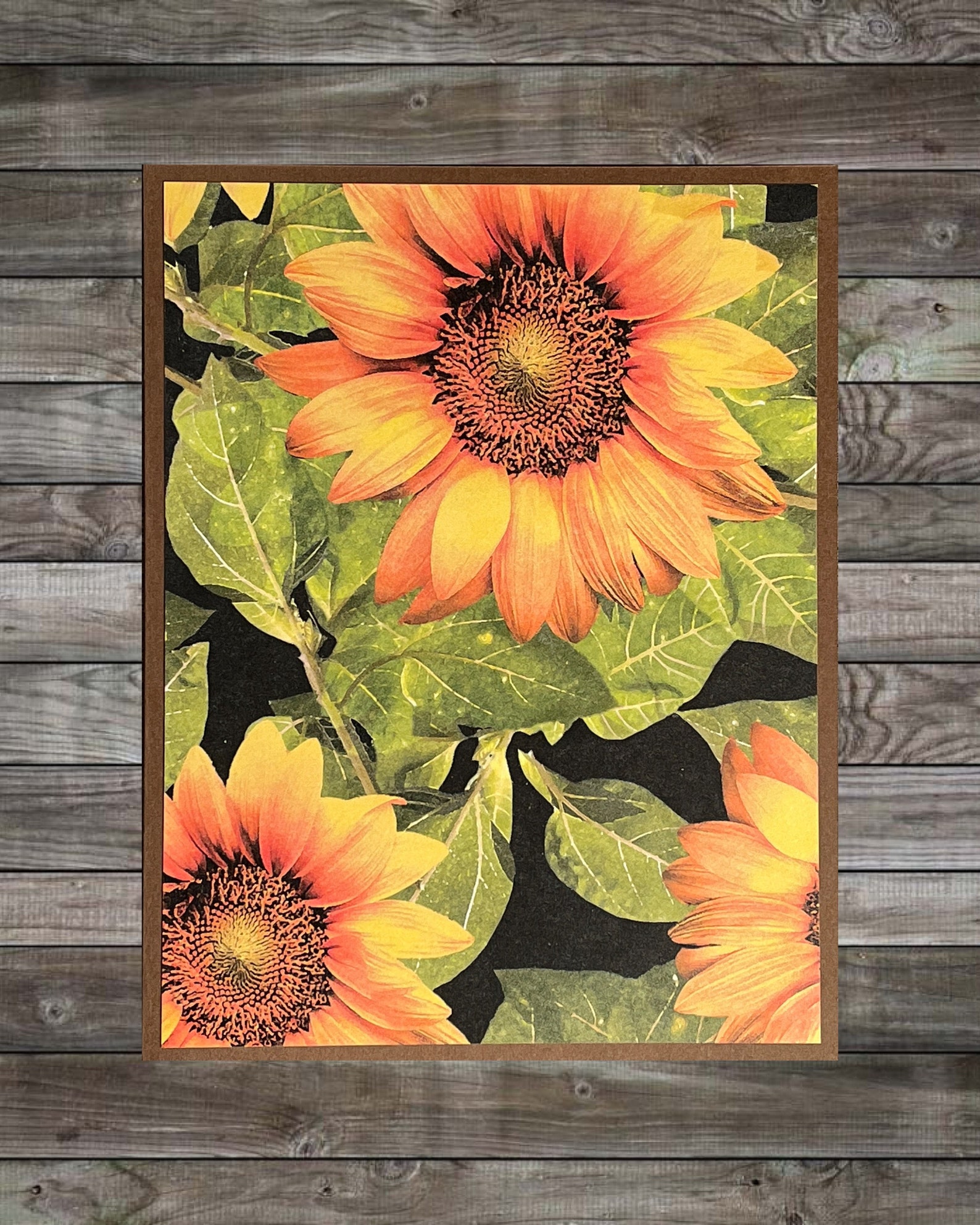 Sunflower Cards Flower Note Cards Floral Cards Note Cards - Etsy