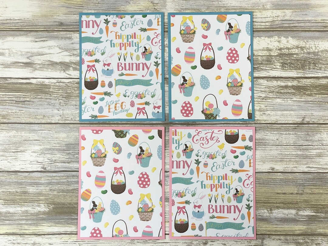 Easter Note Cards, Easter Cards, Easter Cards for Kids, Easter Bunny ...