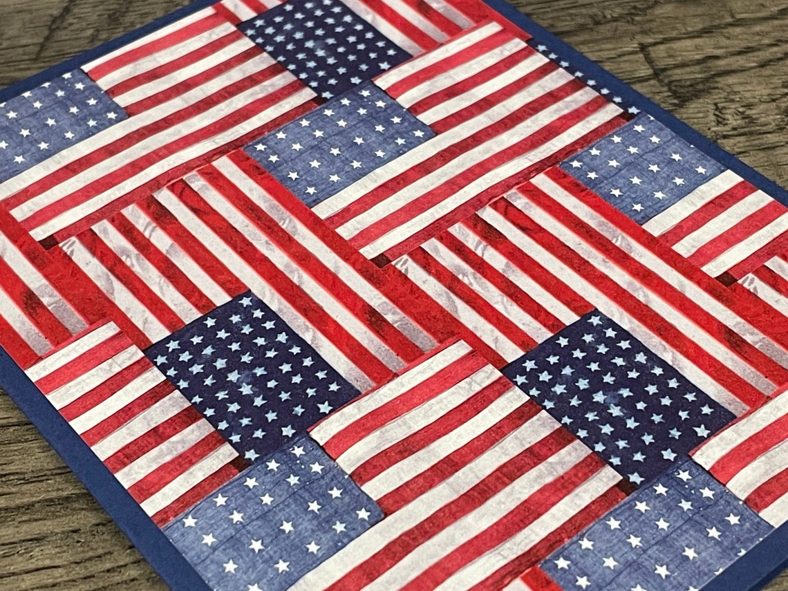 4th of July Cards Fourth of July Cards Patriotic Cards Flag - Etsy