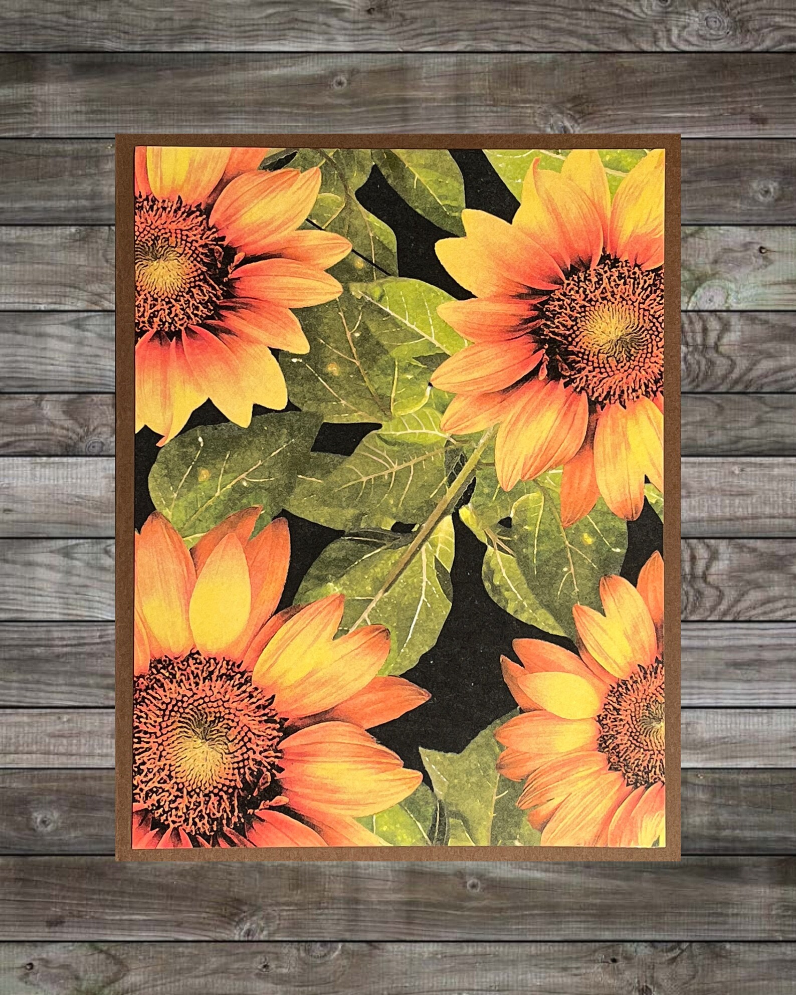 Sunflower Cards Flower Note Cards Floral Cards Note Cards - Etsy