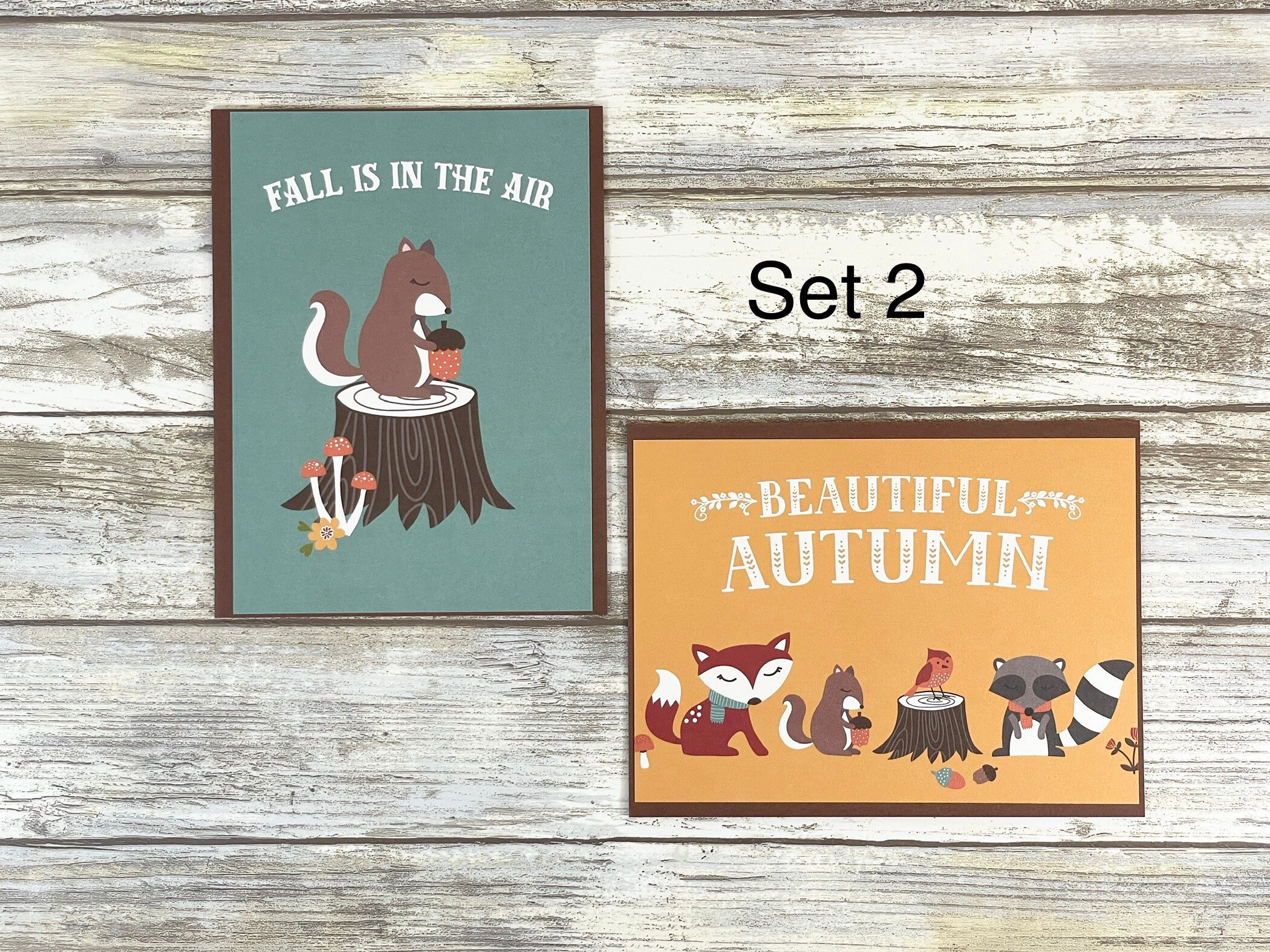 Fall Note Cards Autumn Greeting Cards Fall Greeting Cards - Etsy