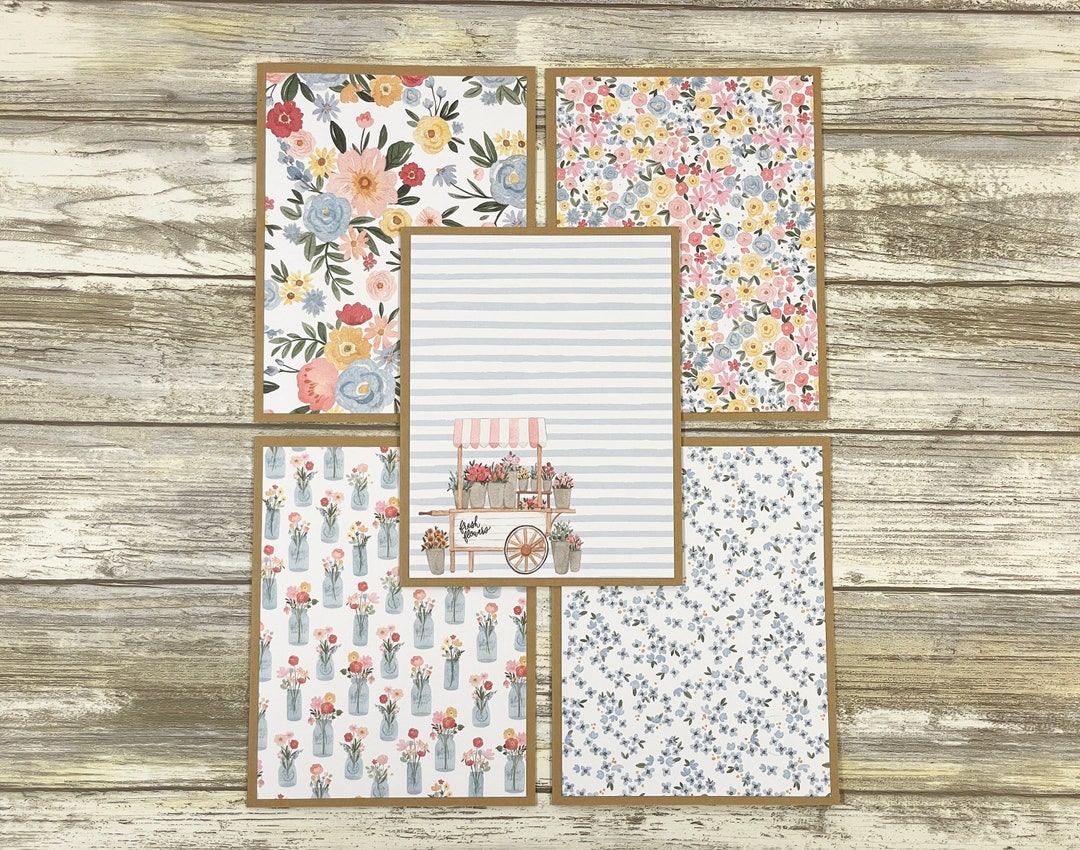 Summer Note Cards, Summer Cards, Spring Note Cards, Floral Note Card ...