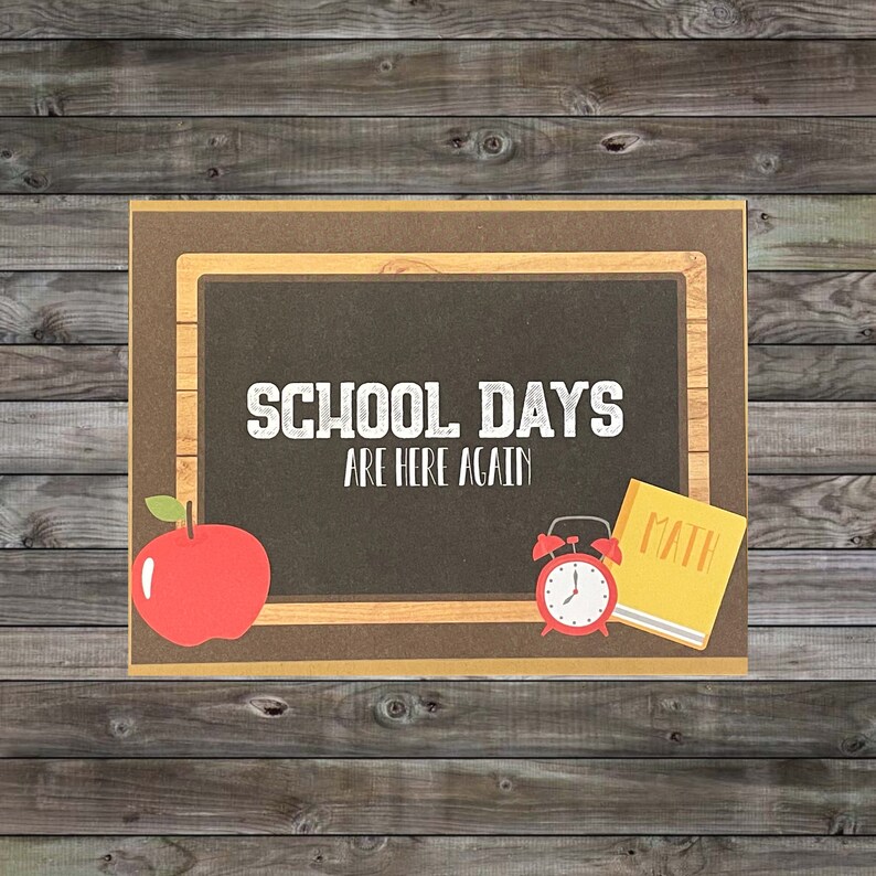 Back to School Cards Back to School Note Cards Teacher | Etsy