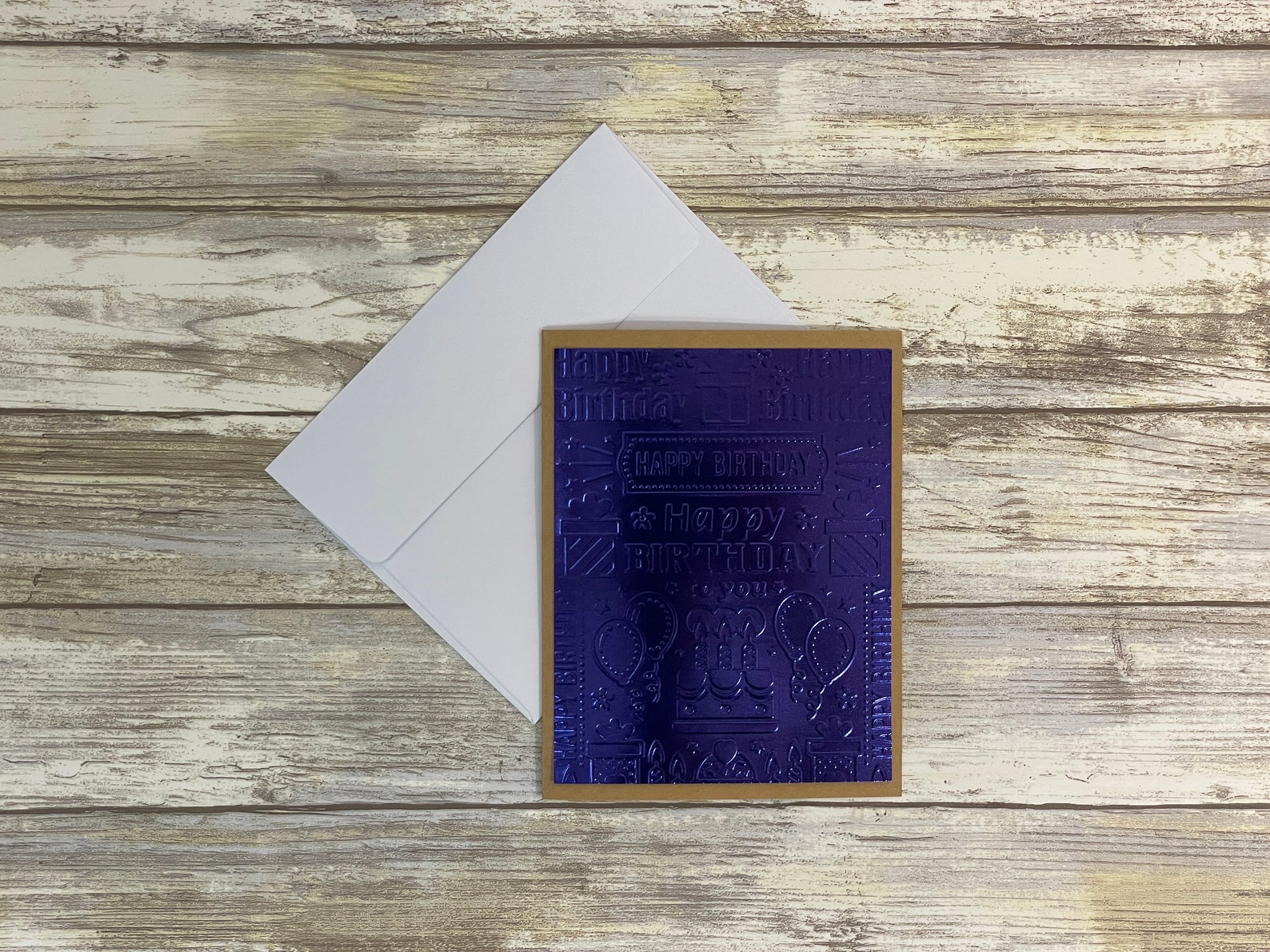 Embossed Birthday Cards Birthday Cards Set Foil Birthday - Etsy