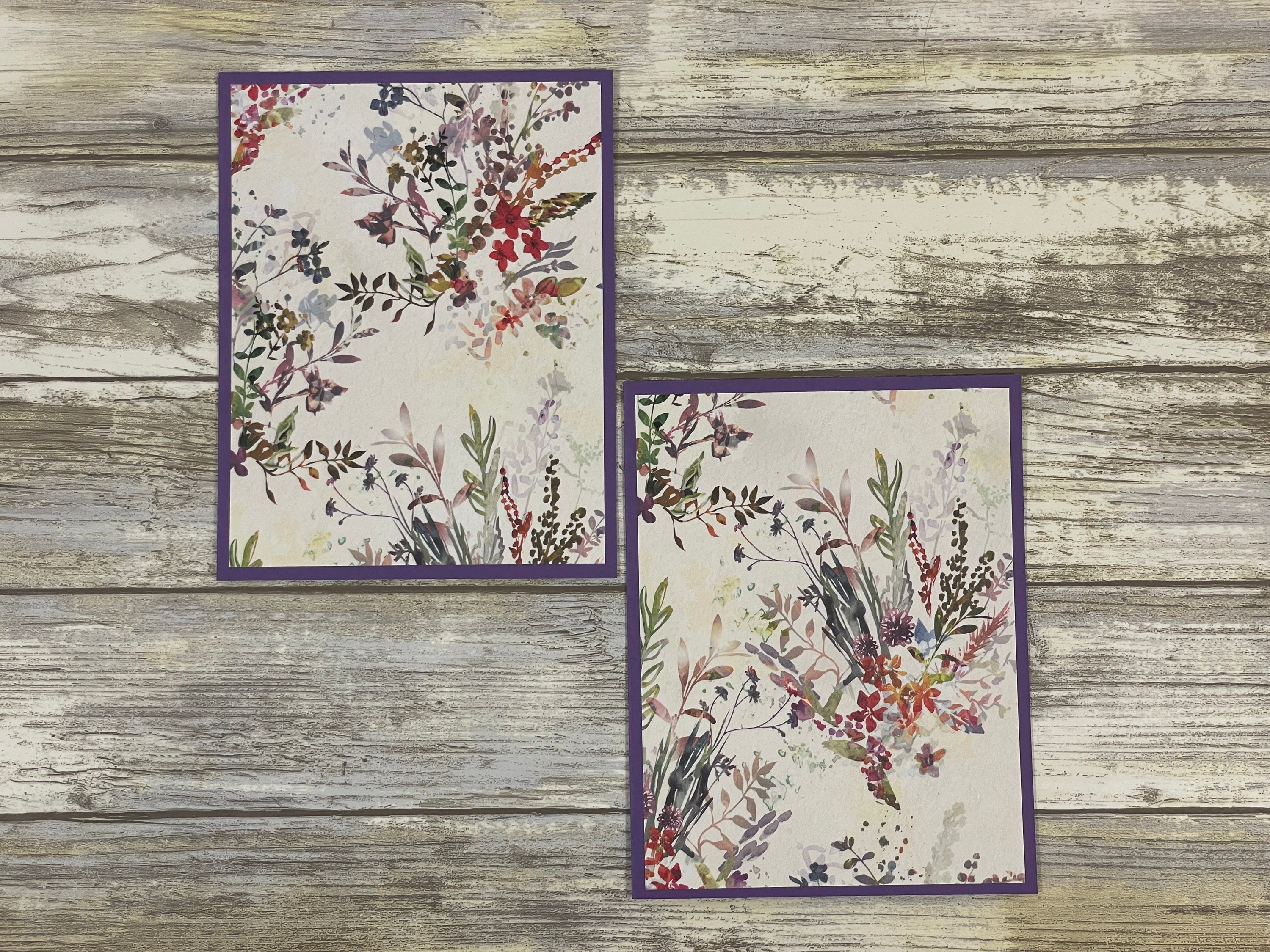 Floral Note Cards Flower Note Cards Floral Cards Spring - Etsy