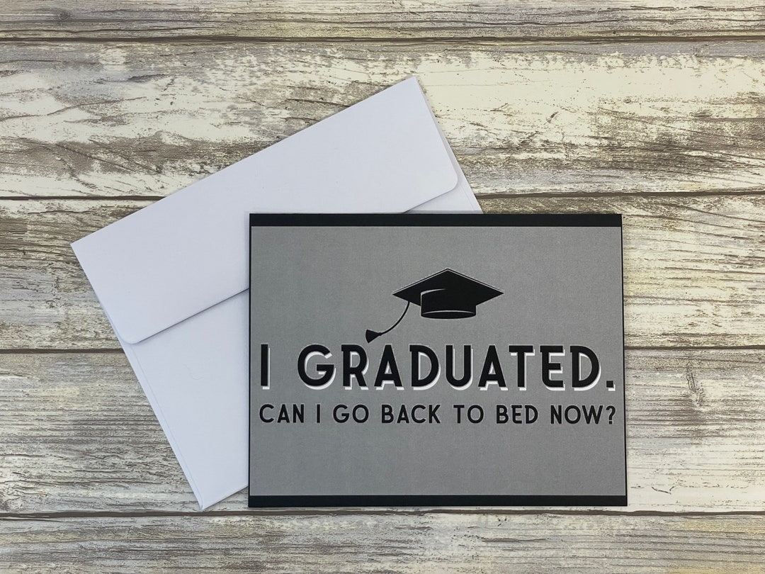 Graduation Card, Congratulations Card Graduation, Good Luck Card, You ...
