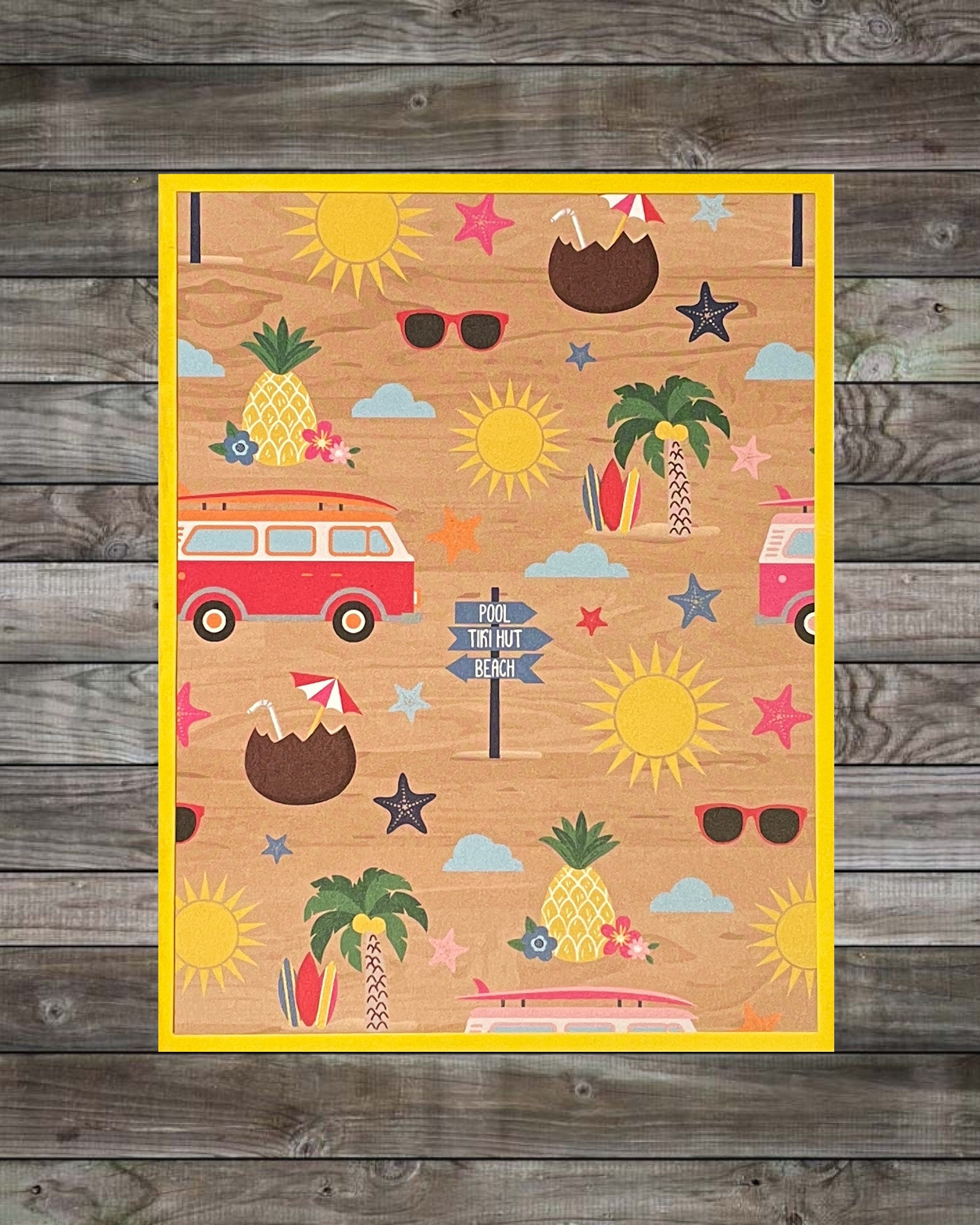 Summer Note Cards Summer Cards Beach Cards Sun Cards Note - Etsy