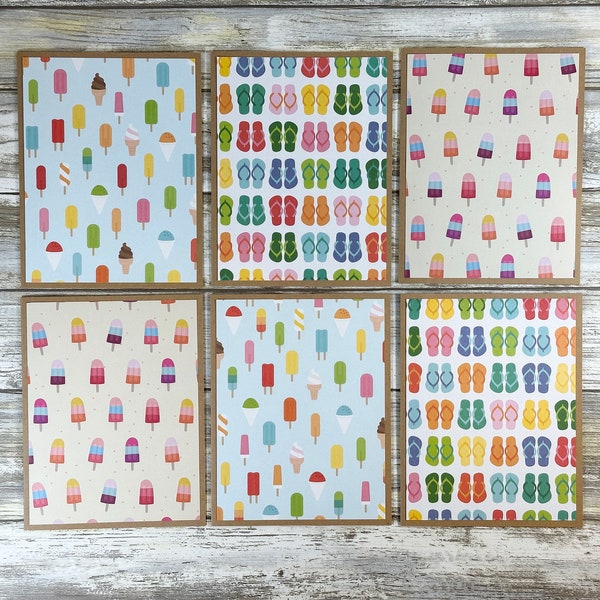 Flip Flop Note Cards - Etsy